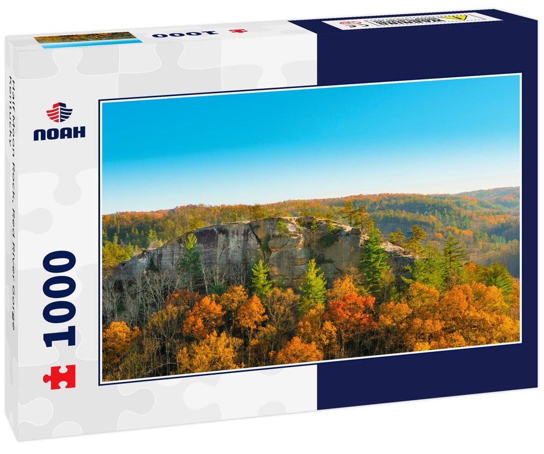 Noah Jigsaw Puzzle Half Moon Rock, Red River Gorge Kentucky 1000pc ...