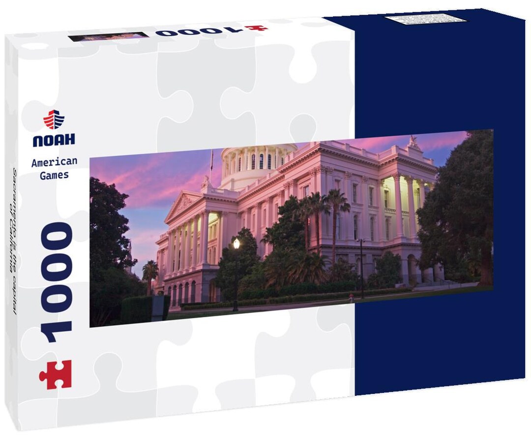 Sacramento is the Capital of California 1000pc Panoramic Puzzle - Etsy
