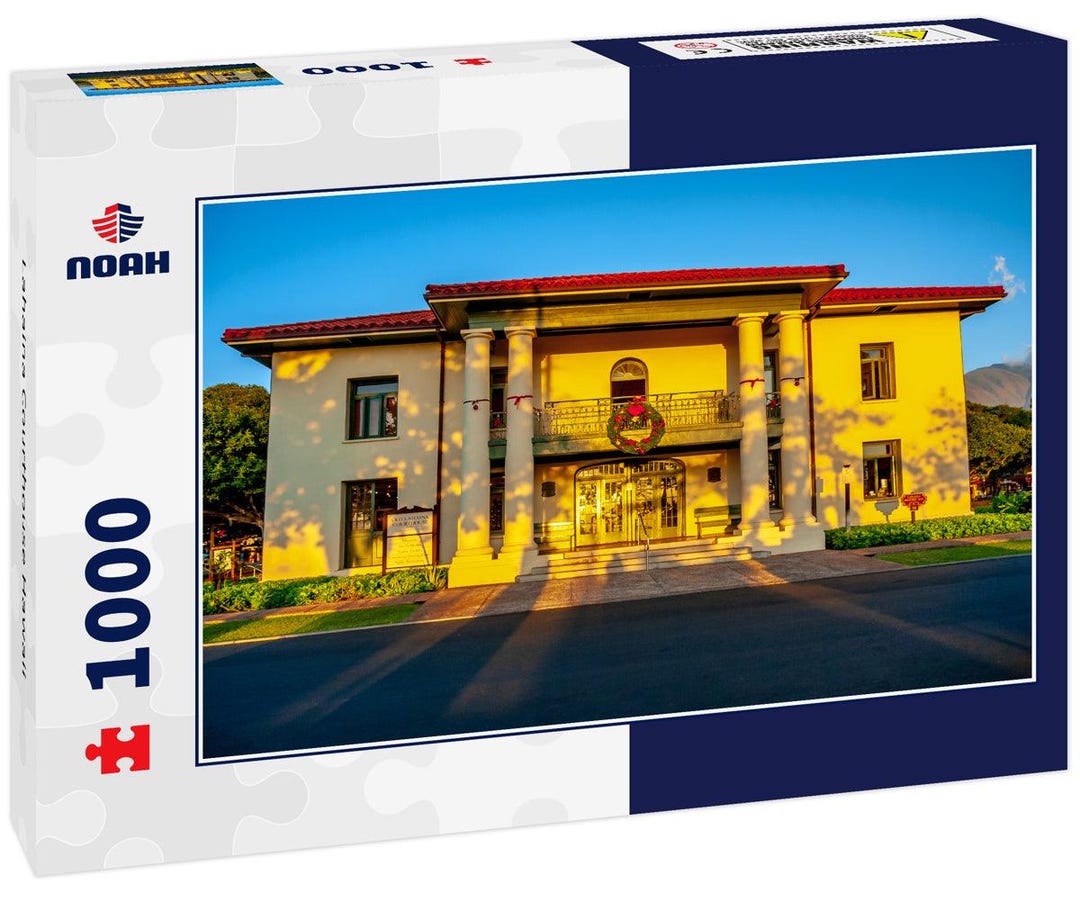 Noah Jigsaw Puzzle Lahaina Courthouse Hawaii 1000pc Puzzle 1000 Pieces ...