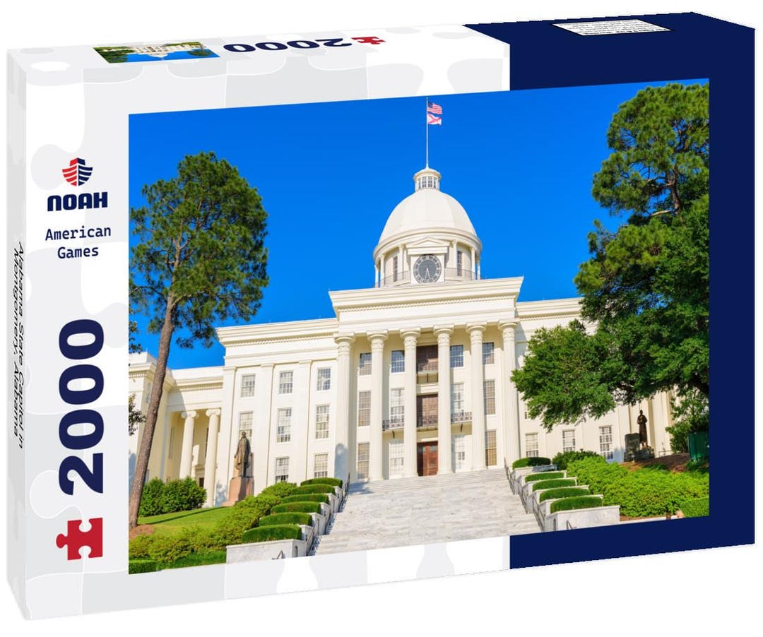 Noah Jigsaw Puzzle Alabama State Capitol in Montgomery, Alabama 2000pc ...