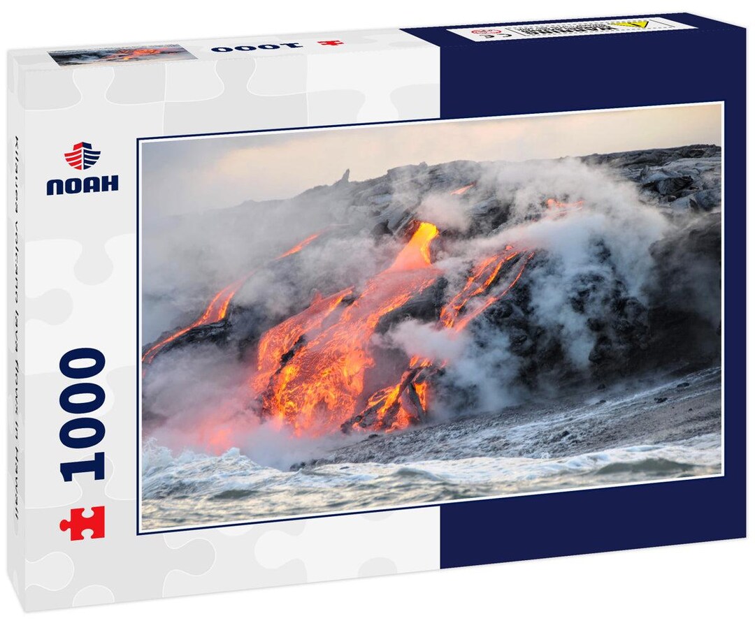 Noah Jigsaw Puzzle Kilauea Volcano Lava Flows in Hawaii 1000 Pieces - Etsy