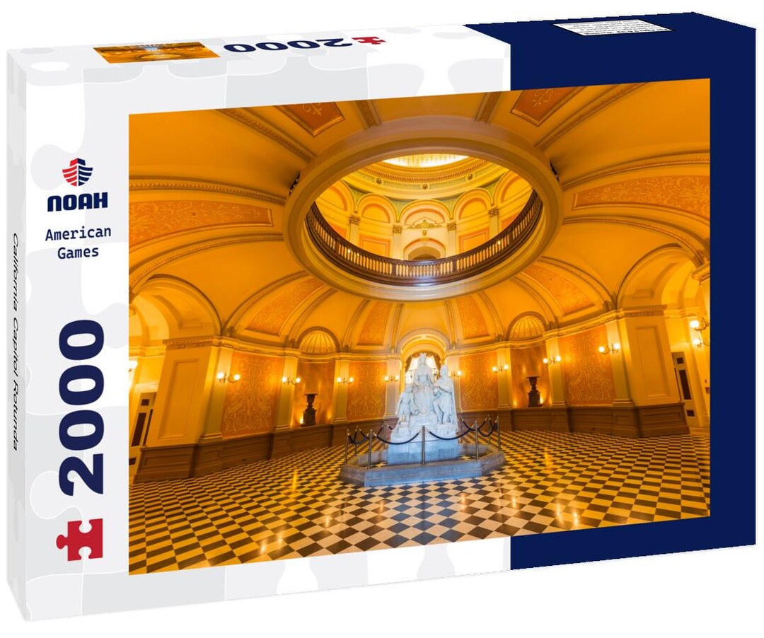 Noah Jigsaw Puzzle California Capitol Rotunda 2000pc Puzzle 1000 Pieces ...
