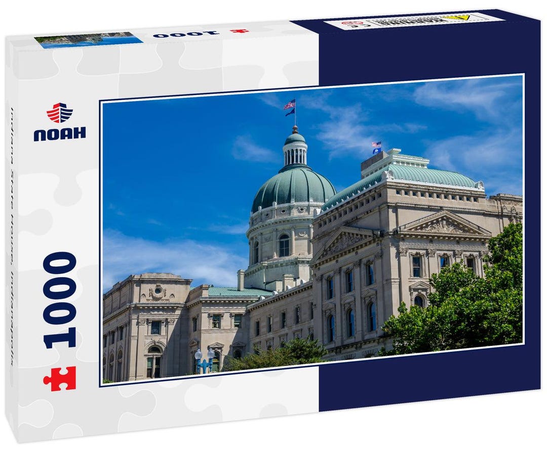 Noah Jigsaw Puzzle Indiana State House, Indianapolis 1000 Pieces - Etsy