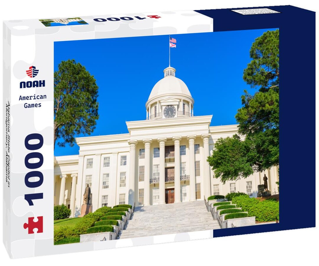 Noah Jigsaw Puzzle Alabama State Capitol in Montgomery, Alabama 1000pc ...