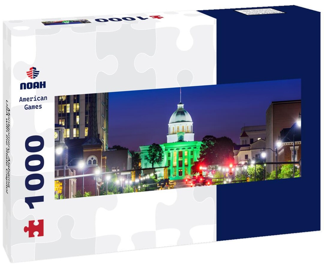 Noah Jigsaw Puzzle Montgomery, Alabama, USA With the State Capitol ...