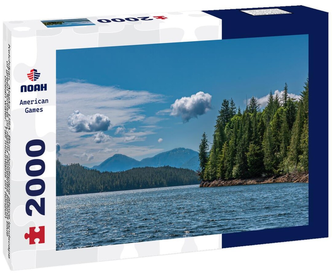 Noah Jigsaw Puzzle Ketchikan, Alaska, USA: Blue Cloudscape Above ...