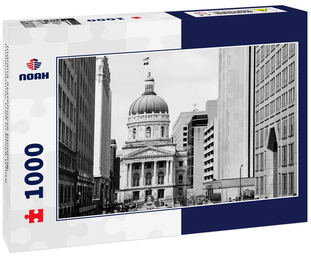 Noah Jigsaw Puzzle Indiana Statehouse Building, Indianapolis, USA in ...
