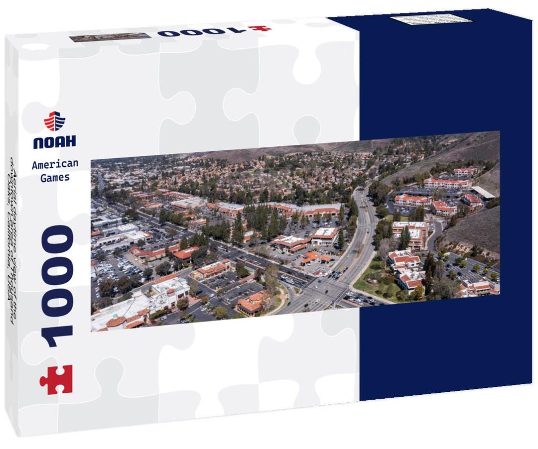 Noah Jigsaw Puzzle Aerial Daytime View of the Downtown Area of Thousand ...