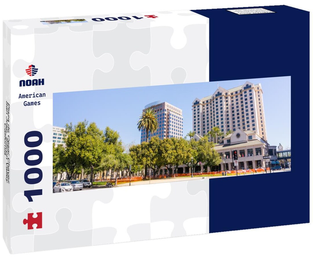 Noah Jigsaw Puzzle Plaza De Cesar Chavez, San Jose, Silicon Valley ...