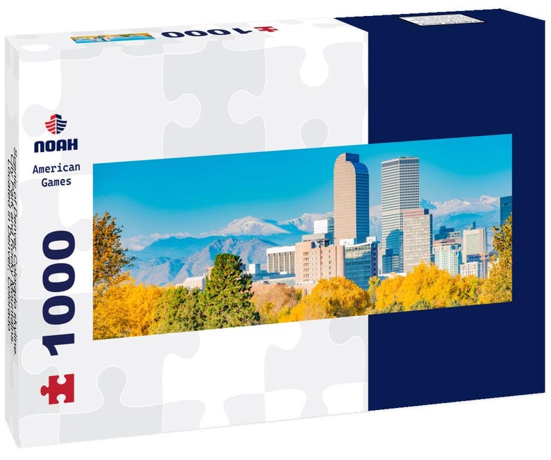 Noah Jigsaw Puzzle Scenic of Denver Colorado Skyline. City Park and ...