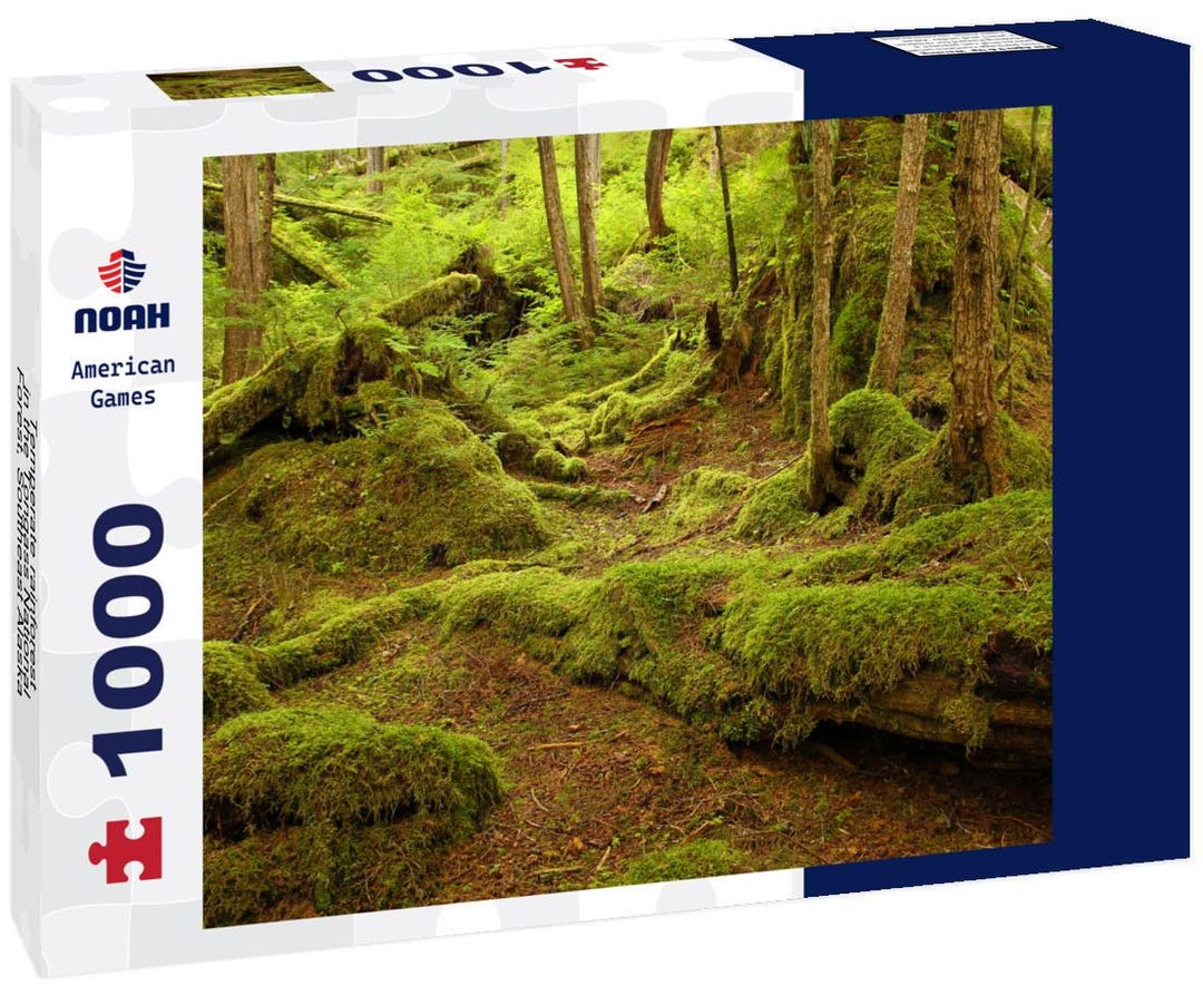 Noah Jigsaw Puzzle Temperate Rainforest, in the Tongass National Forest ...