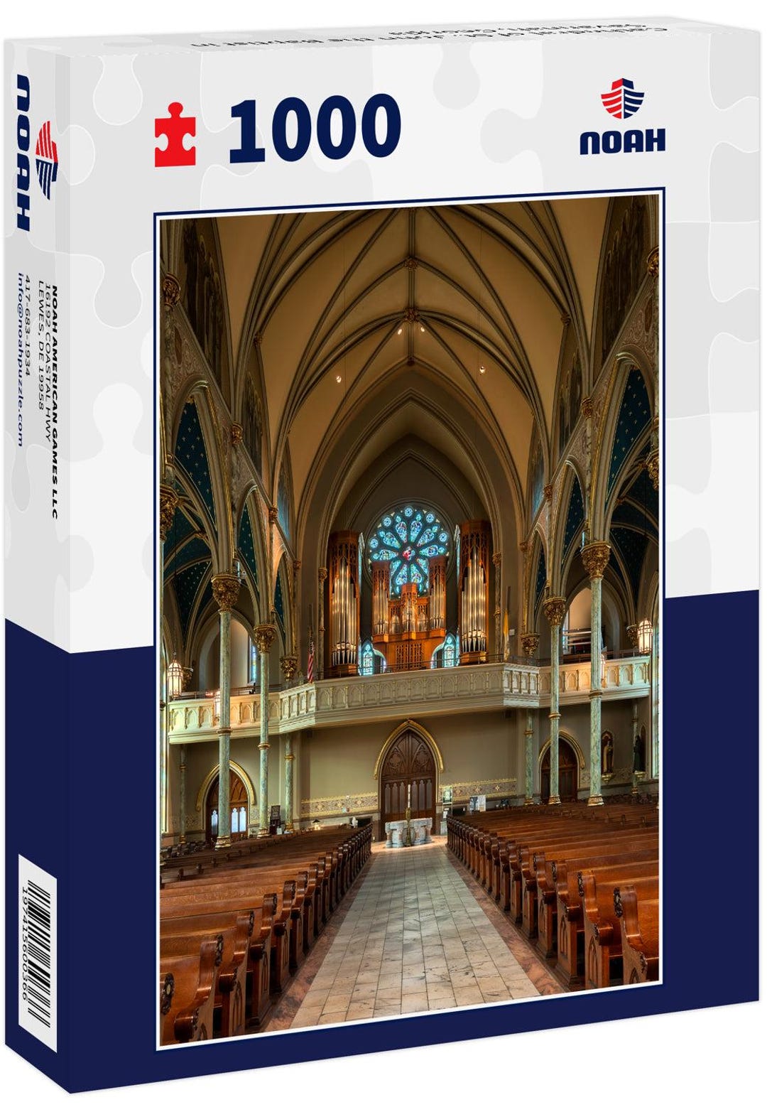 Noah Jigsaw Puzzle Cathedral of St. John the Baptist in Savannah ...