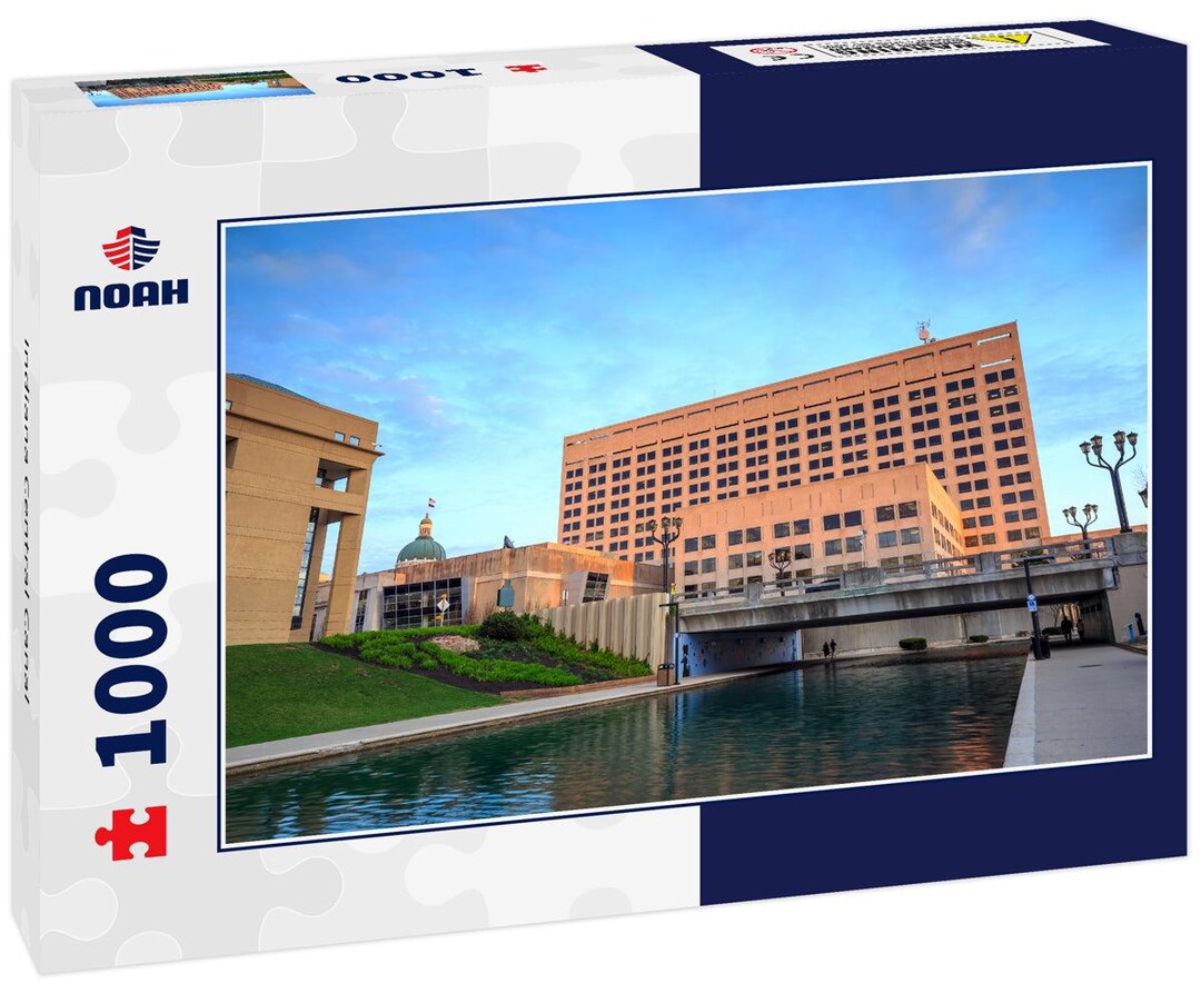 Noah Jigsaw Puzzle Indiana Central Canal 1000 Pieces - Etsy