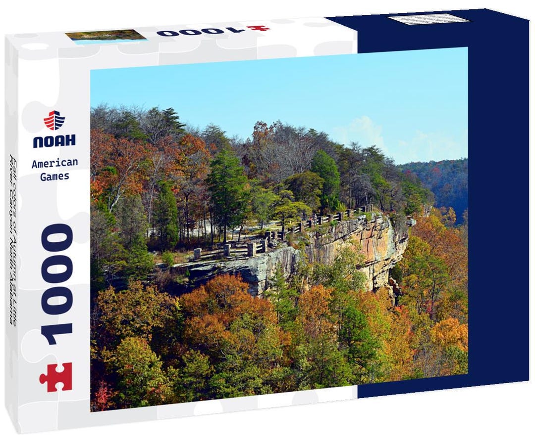 Noah Jigsaw Puzzle Fall Colors of Autumn at Little River Canyon North ...