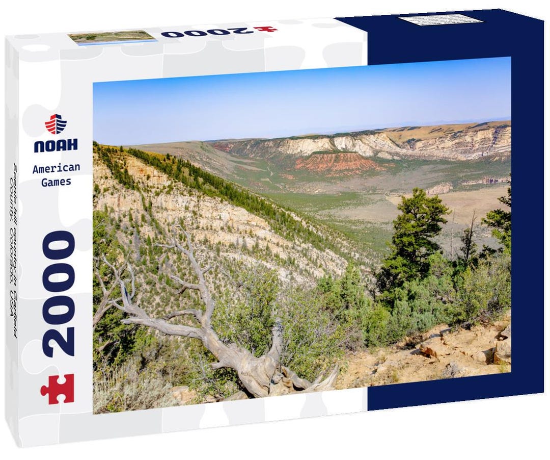 Noah Jigsaw Puzzle Scenic Hill Country in Garfield County, Colorado ...