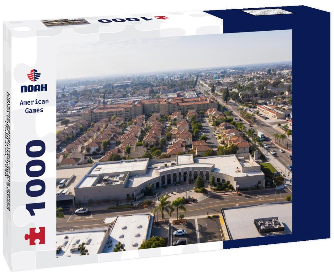 Noah Jigsaw Puzzle Daytime Aerial View of the Dense Urban Core of ...