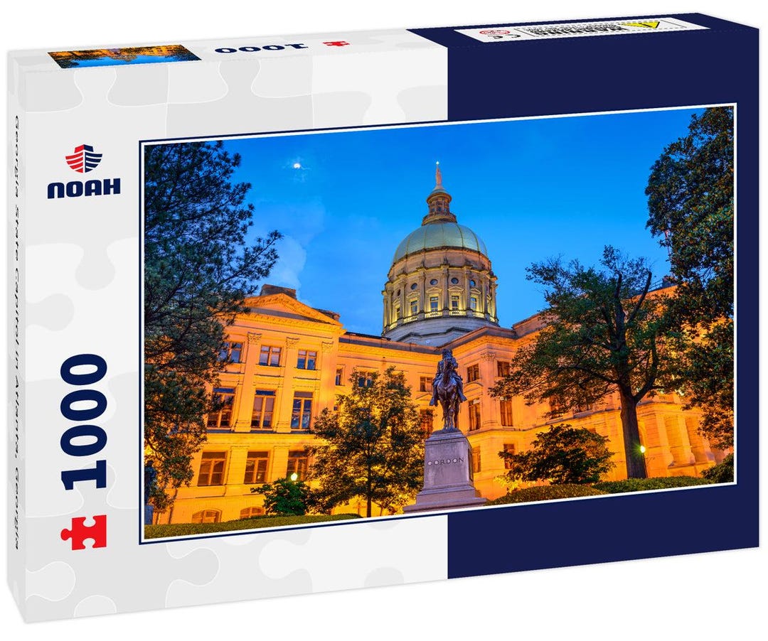 Noah Jigsaw Puzzle Georgia State Capitol in Atlanta, Georgia 1000pc ...