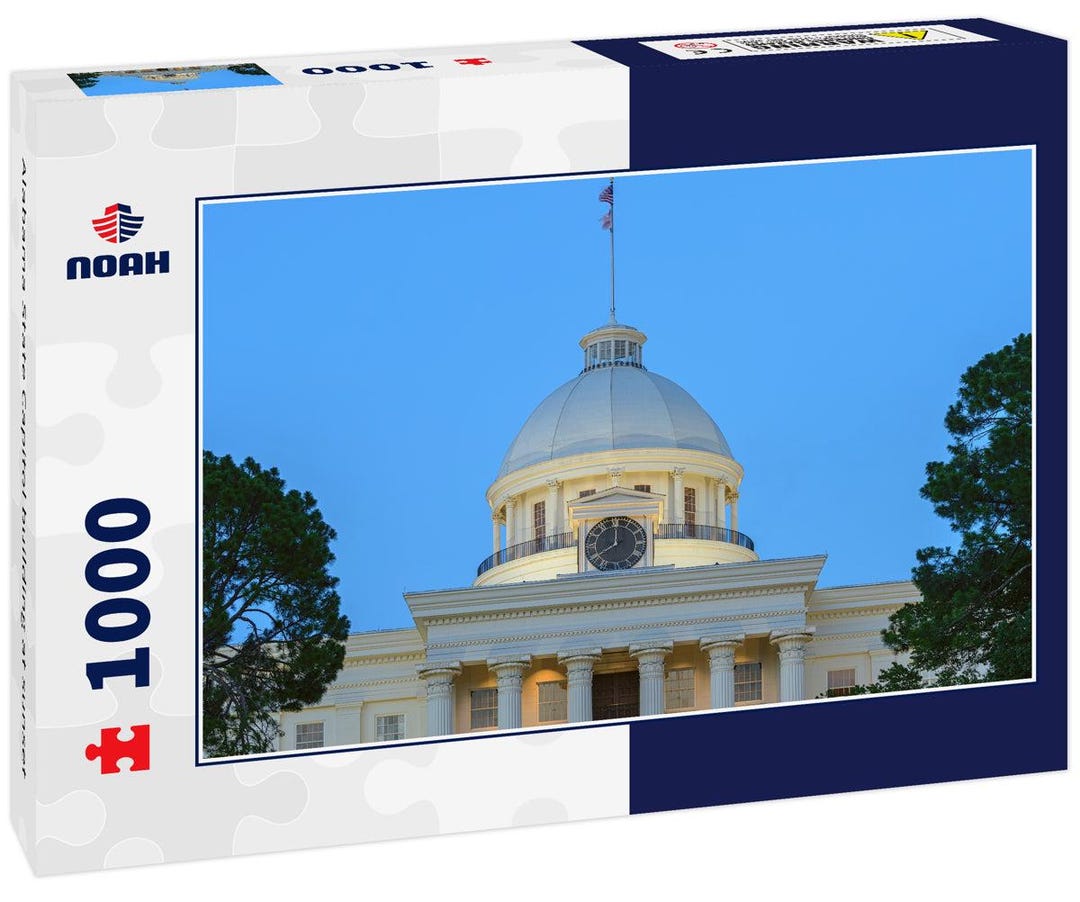 Noah Jigsaw Puzzle Alabama State Capitol Building at Sunset 1000pc ...