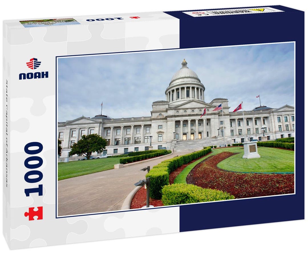 State Capital of Arkansas 1000pc Puzzle - Etsy