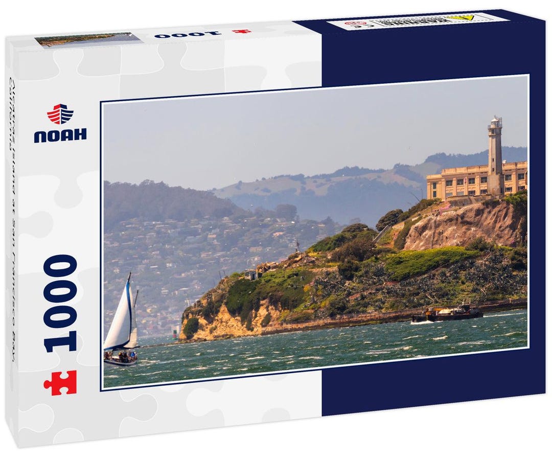 Noah Jigsaw Puzzle Alcatraz Island at San Francisco Bay, California ...
