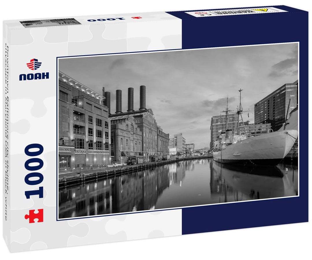 Noah Jigsaw Puzzle Downtown Baltimore City Skyline , Cityscape in ...