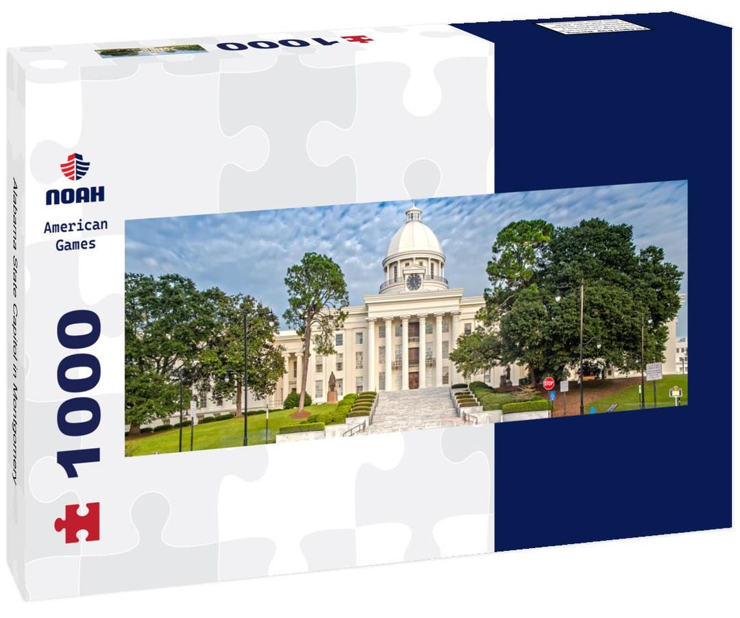 Noah Jigsaw Puzzle Alabama State Capitol in Montgomery 1000pc Panoramic ...