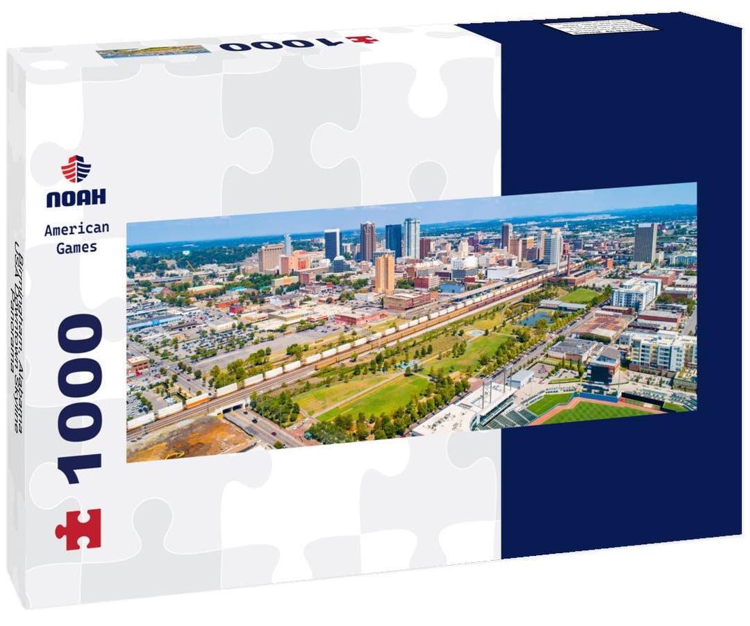 Noah Jigsaw Puzzle Birmingham, Alabama, USA Downtown Skyline 1000pc ...