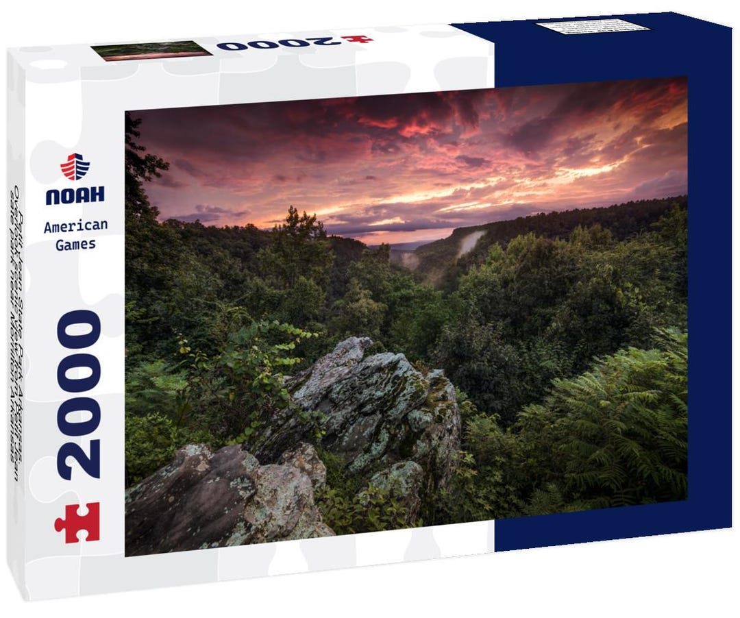 Noah Jigsaw Puzzle Petit Jean State Park Arkansas. Overlook Scenic View ...