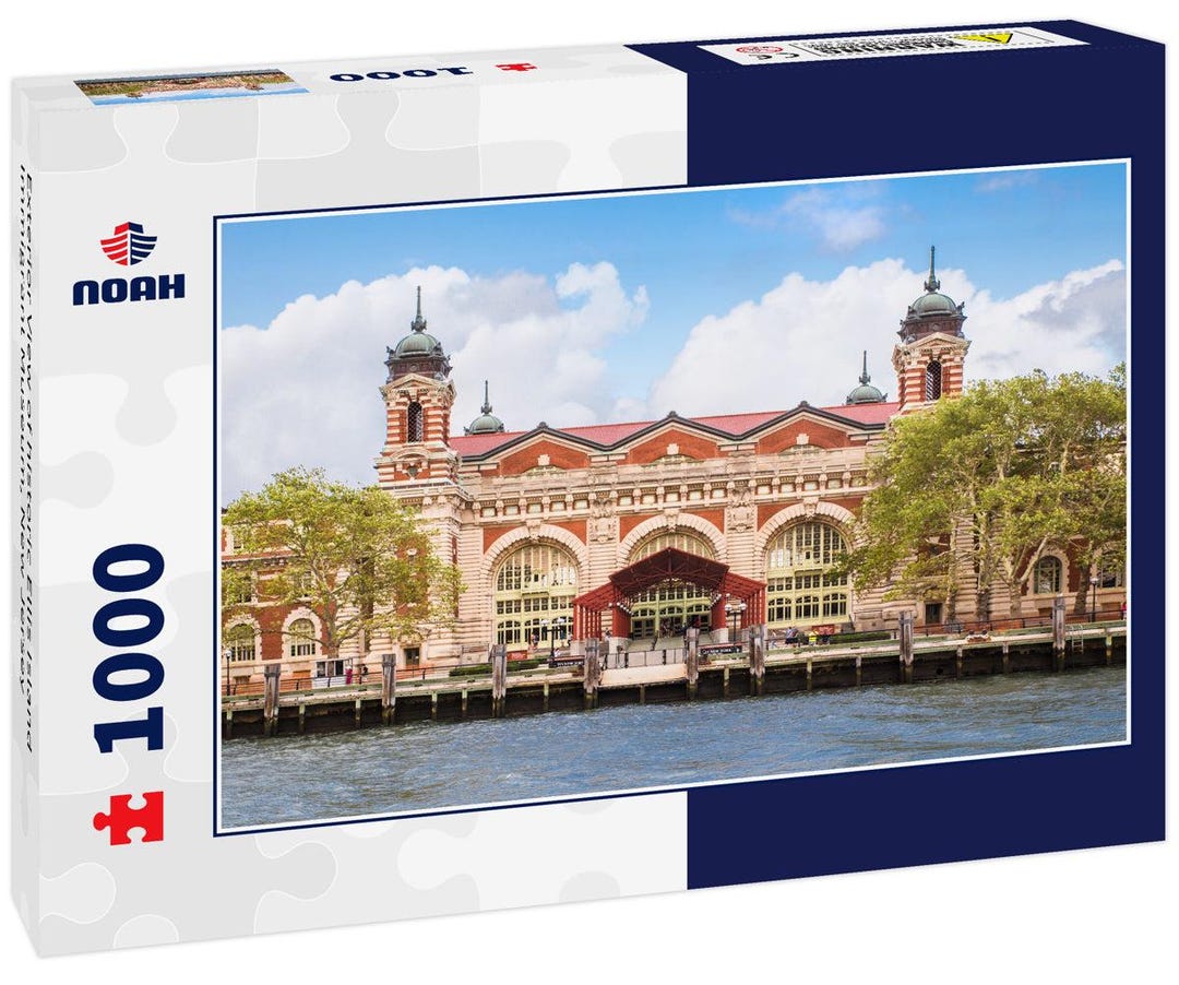 Noah Jigsaw Puzzle Exterior View of Historic Ellis Island Immigrant ...