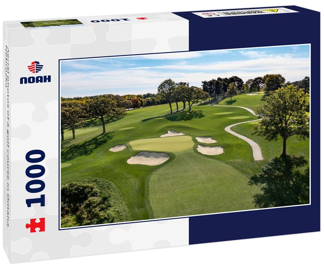 Omaha, Nebraska Golf Course Aerial View 1000pc Puzzle - Etsy