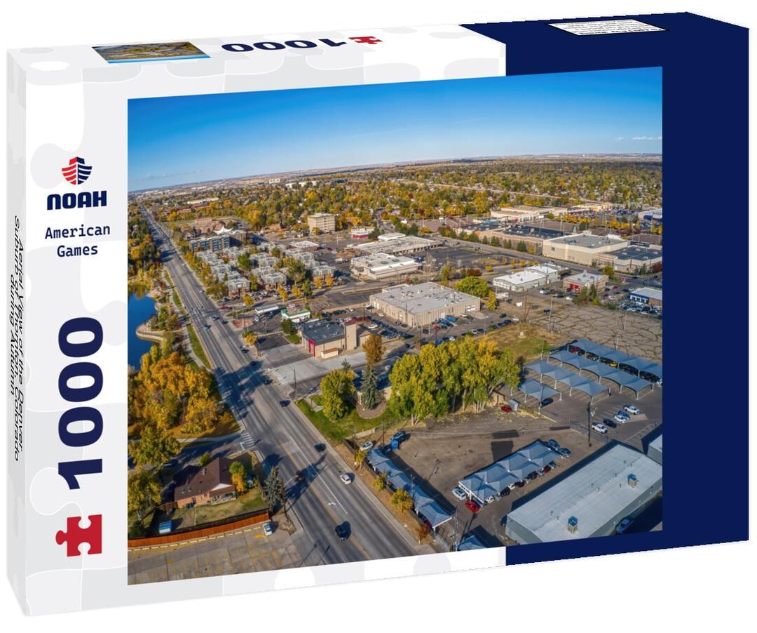 Noah Jigsaw Puzzle Aerial View of the Denver Suburb of Thornton ...