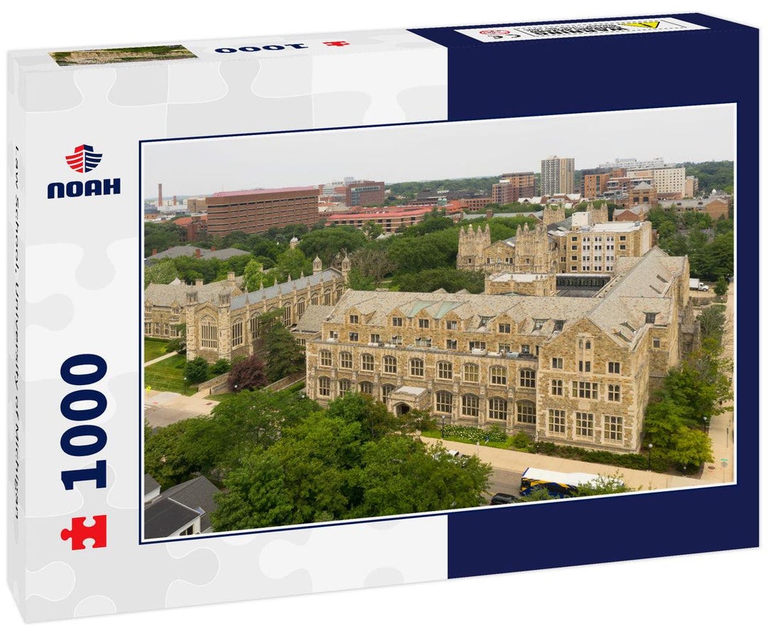 Noah Jigsaw Puzzle Law School, University of Michigan 1000pc Puzzle ...