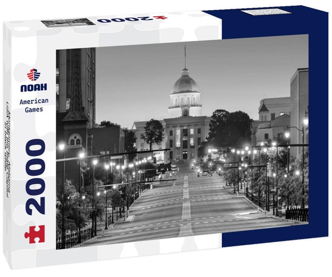 Noah Jigsaw Puzzle Montgomery, Alabama, USA With the State Capitol ...