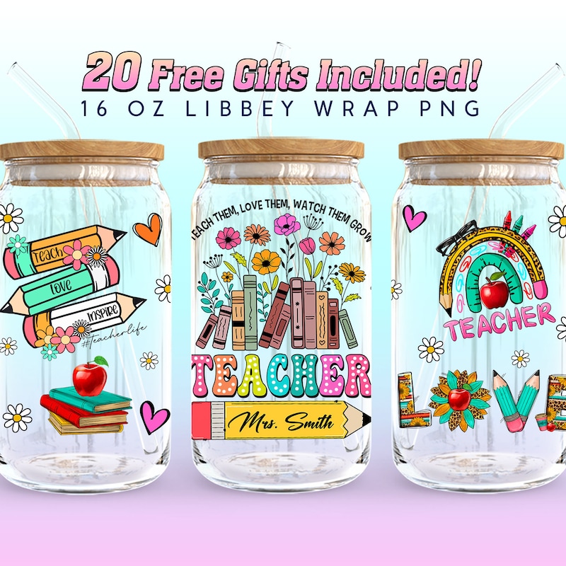 Png School Can Wrap - Etsy