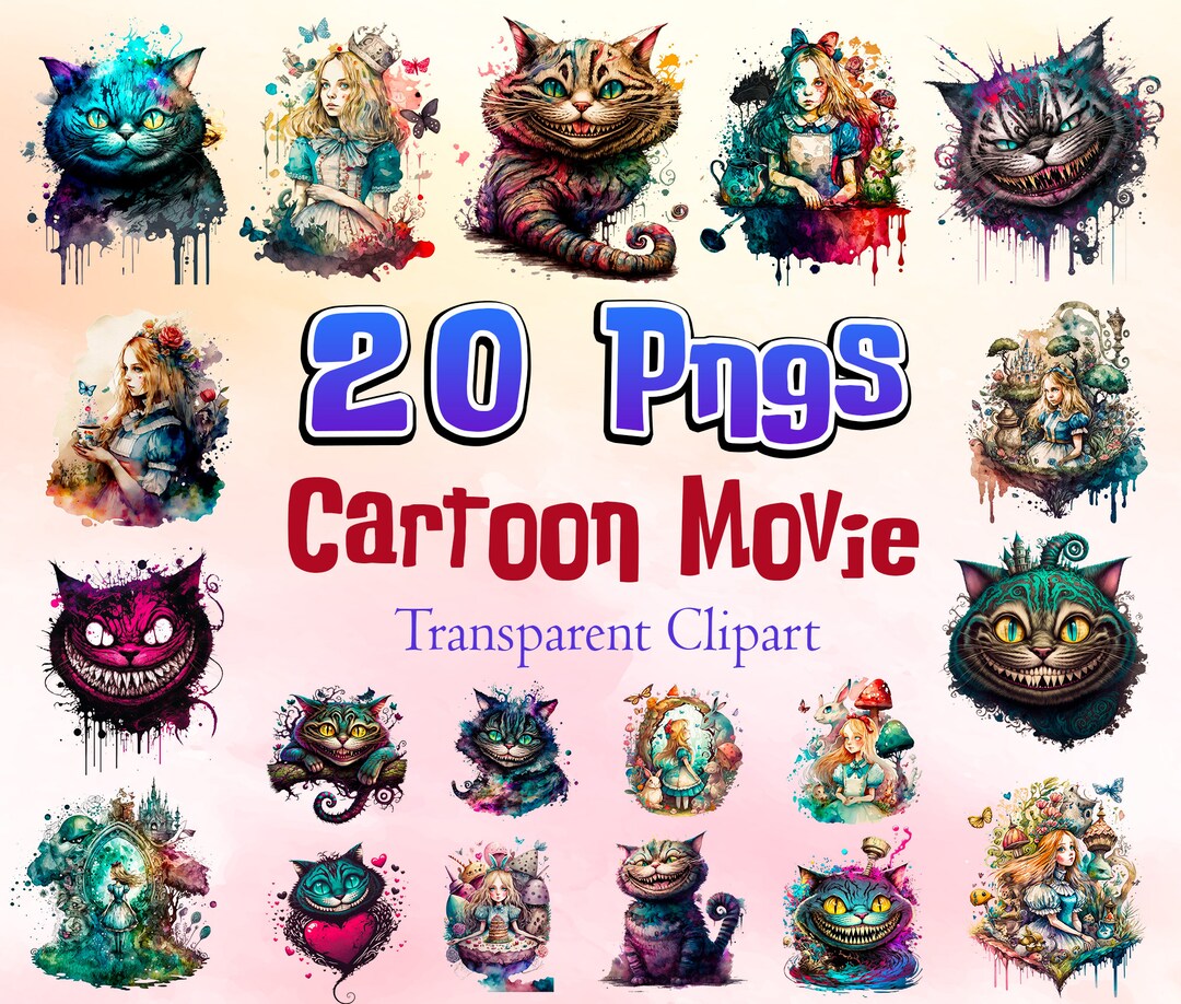 20 Designs Cartoon Movie Bundle Png, Princess Png, Cartoon Characters ...