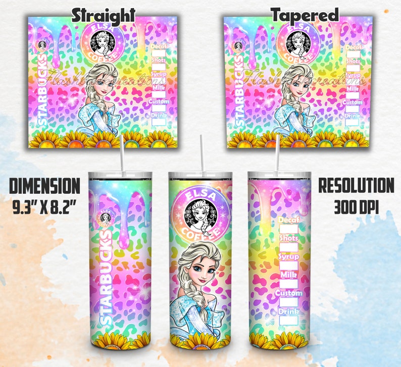 Princess 20 Oz Skinny Tumbler Png Bundle Princess Tumbler PNG - Etsy
