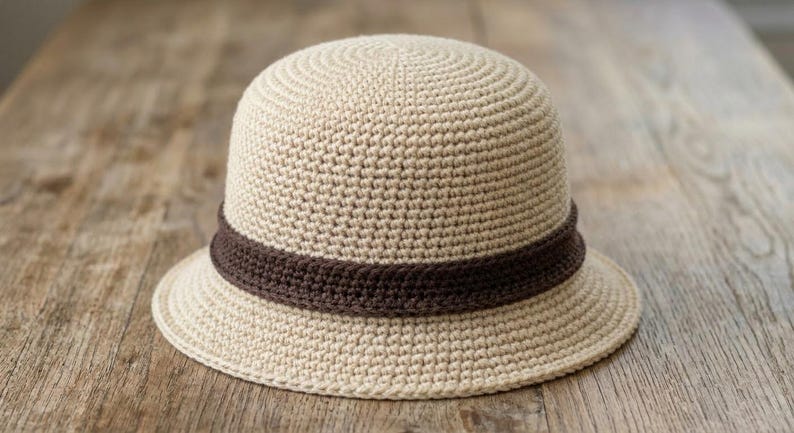 Beginner Crochet Bucket Hat Pattern | Sun Hat DIY (PDF Download) - Etsy