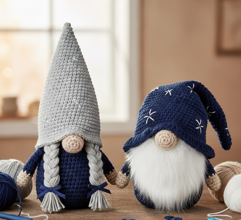 The Whimsical Garden Gnome Amigurumi Pattern – Crochet Digital Download ...