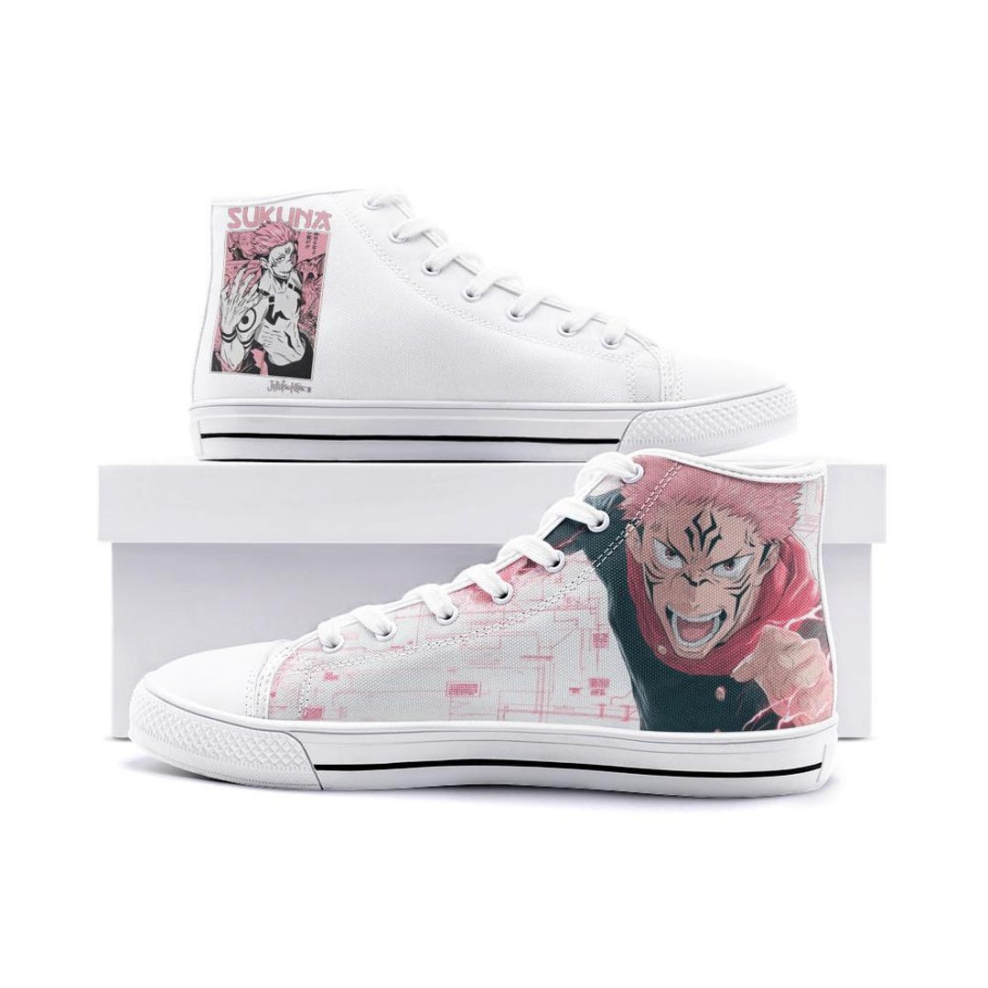 Personlized Anime Villain- Ryomen Sukuna (unisex High Top Canvas Shoes ...