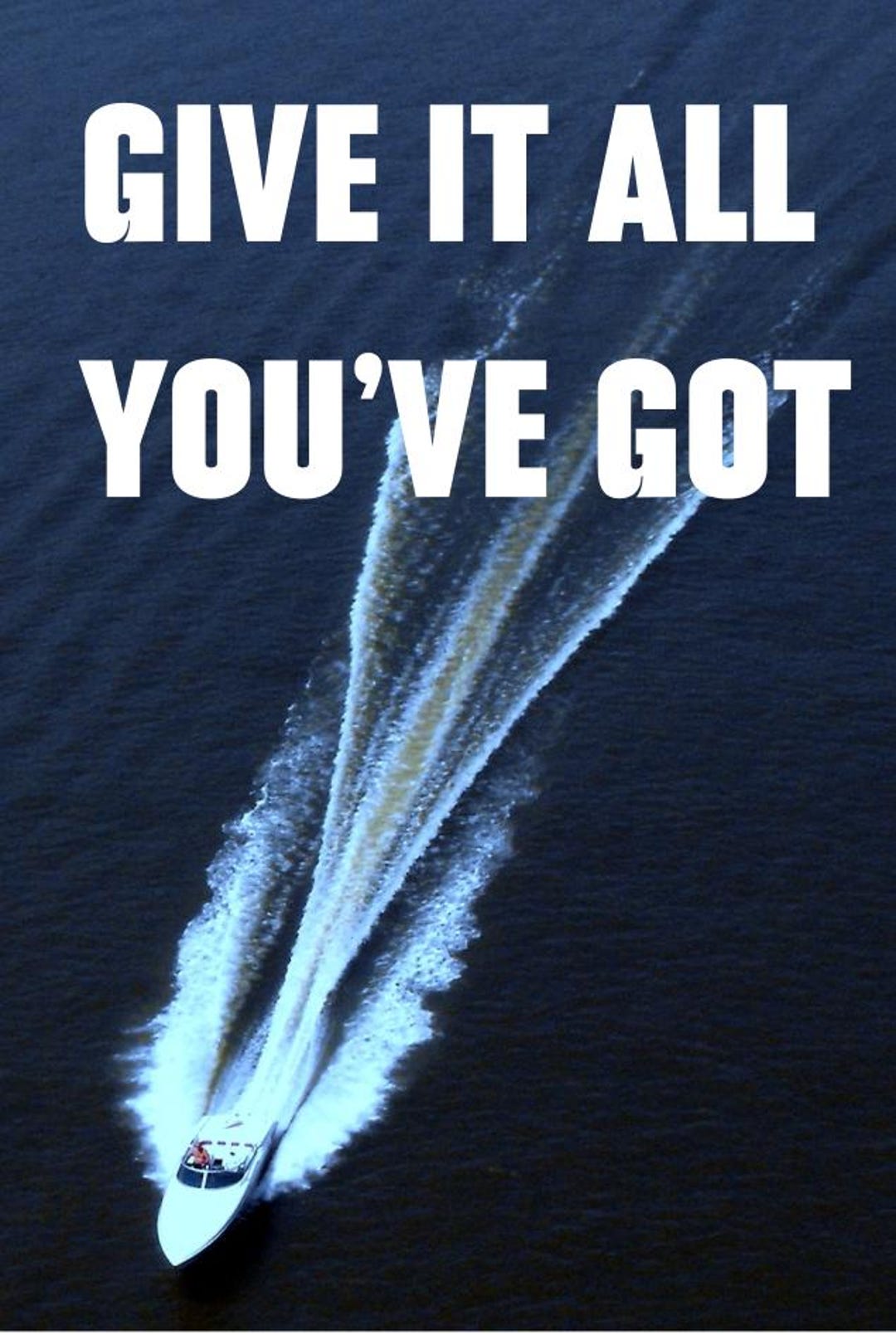 Speedboat Wall Art | Motivational Poster | Success Quote Print | Gift ...