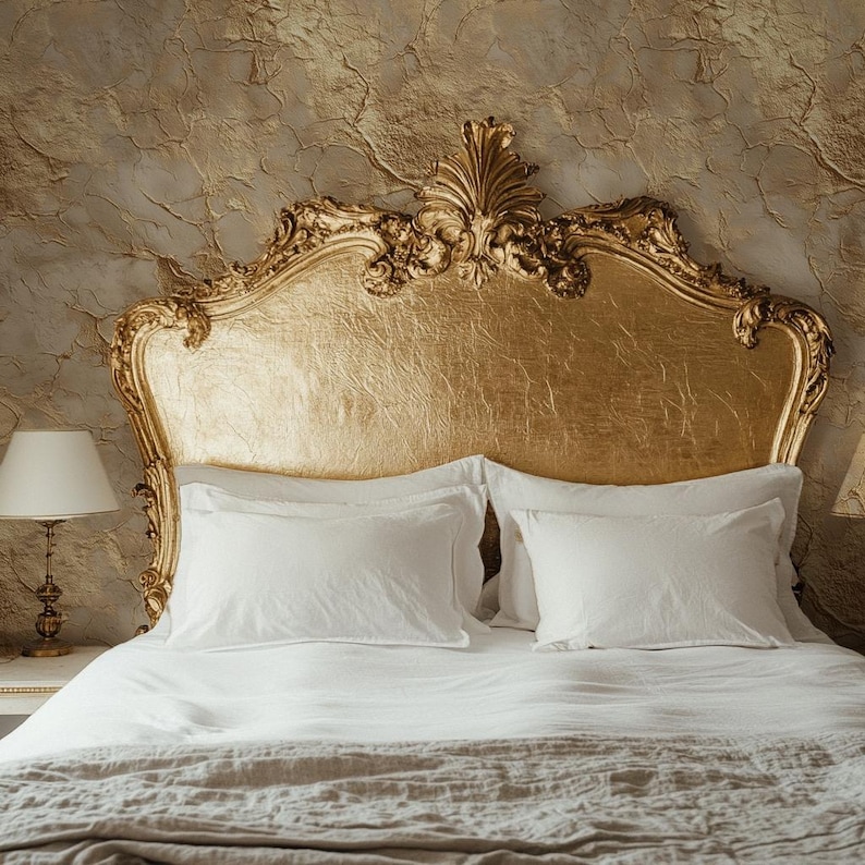 Gold Concrete Texture Wallpaper, Abstract Beige Gold Decor Murals It is ...