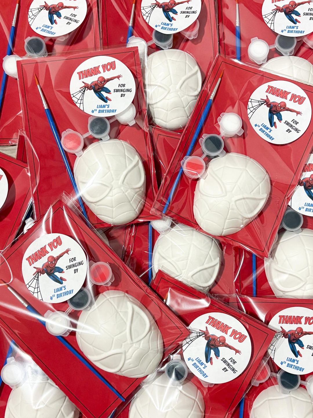 Superhero Paint Kit - DIY Web Hero Party Favor - Craft Activity for ...