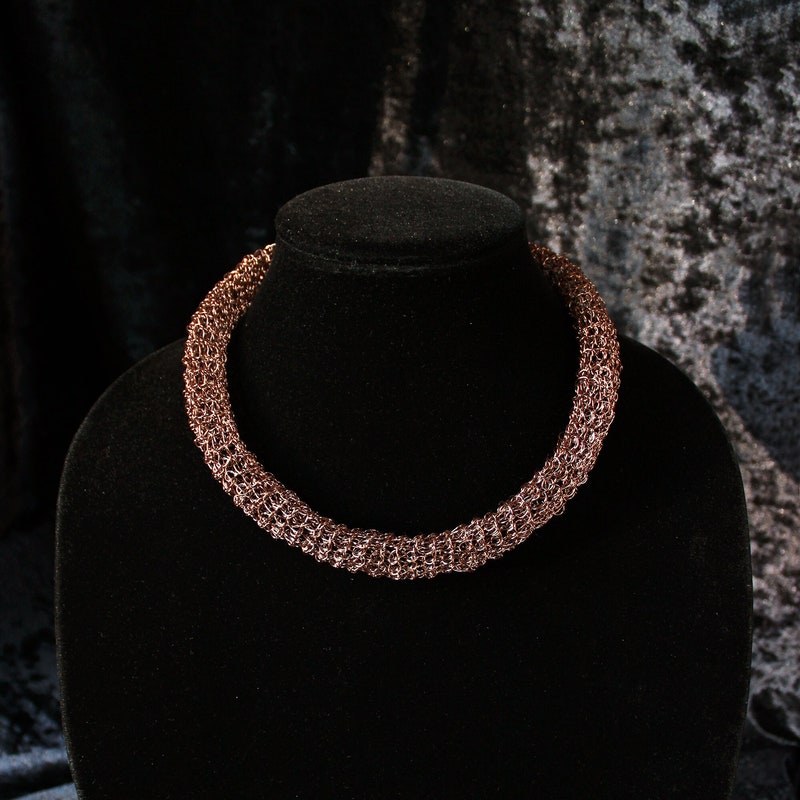 Wire Mesh Necklace - Etsy
