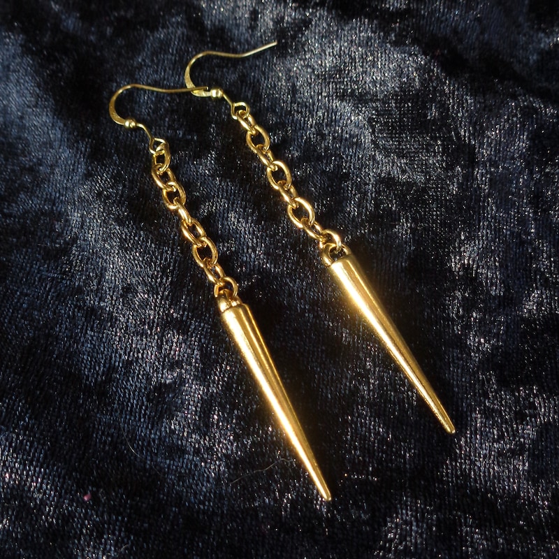 Spike Earrings - Etsy