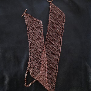 Wire Crochet Choker, Minimalist Wire Mesh Choker, Modern Collar ...