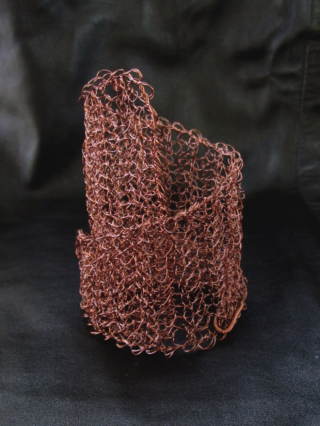 Wire Crochet Bracelet, Statement Wrap Cuff, Modern Asymmetric Cuff ...