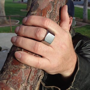Hex Nut Ring, Industrial Modern Geometric Unisex Stainless Steel ...