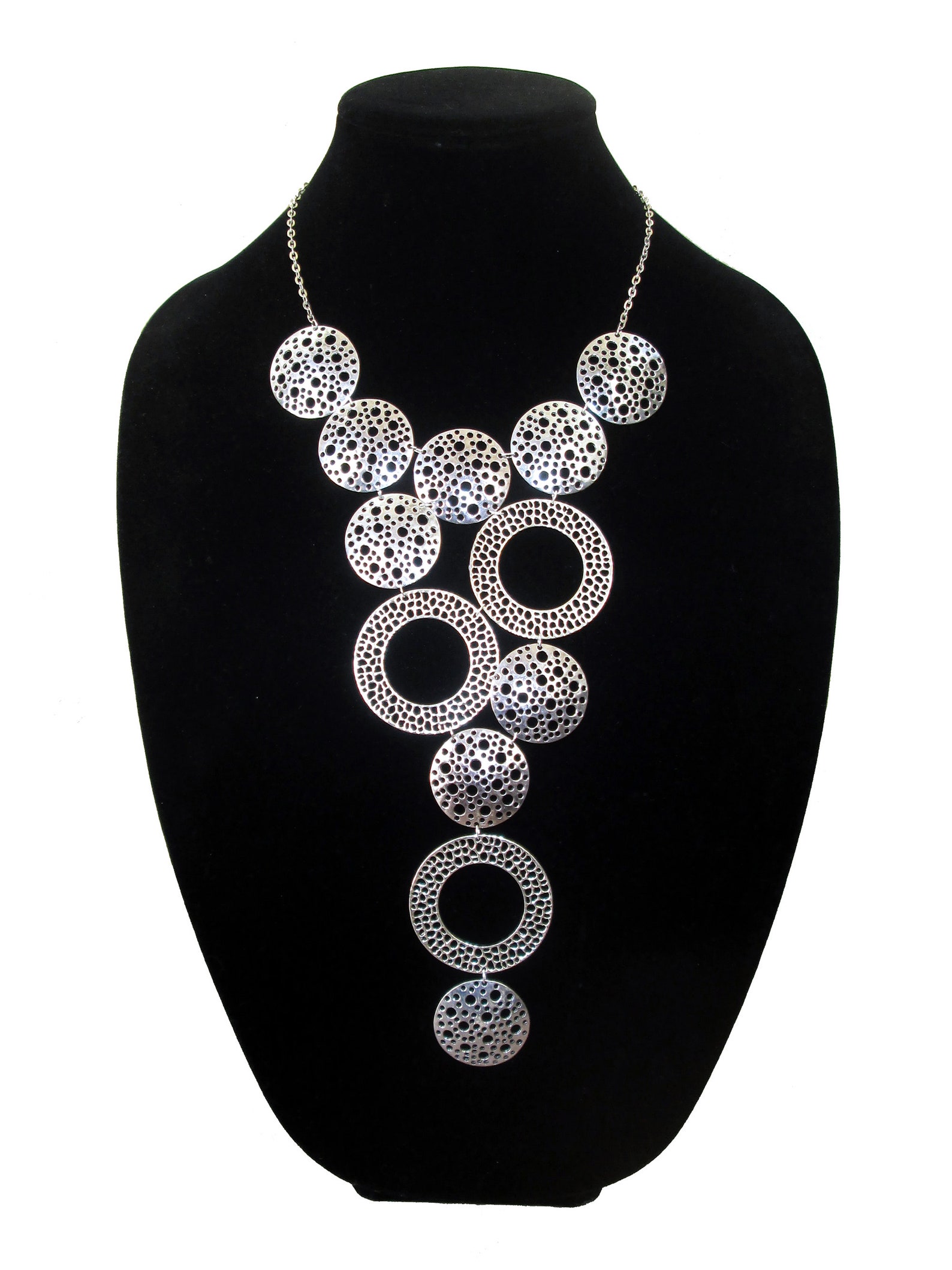 Statement Bib Necklace, Modern Geometric Necklace - Etsy