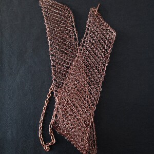 Wire Crochet Choker, Minimalist Wire Mesh Choker, Modern Collar ...