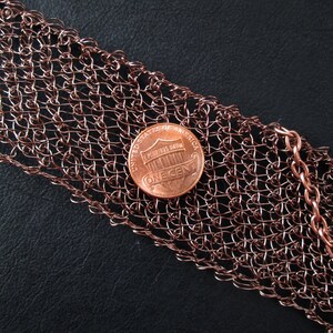 Wire Crochet Choker, Minimalist Wire Mesh Choker, Modern Collar ...